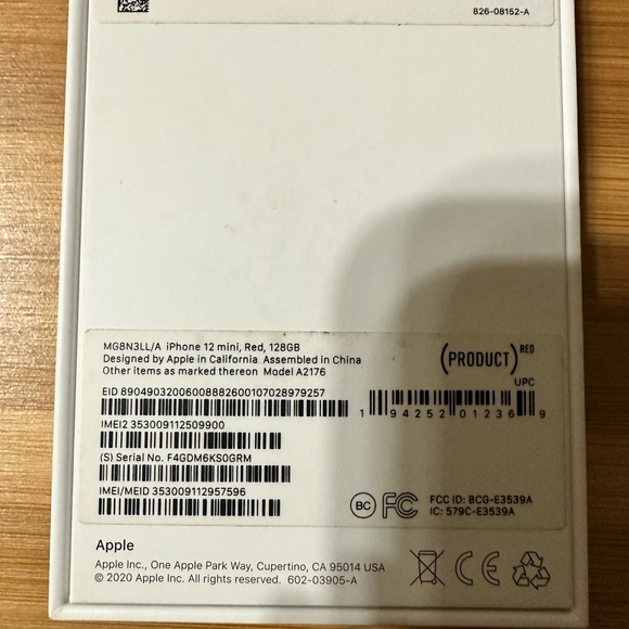 Apple | Cell Phones & Accessories | Iphone 2 Mini 128gb Red W Cable Screen Protector And More ...